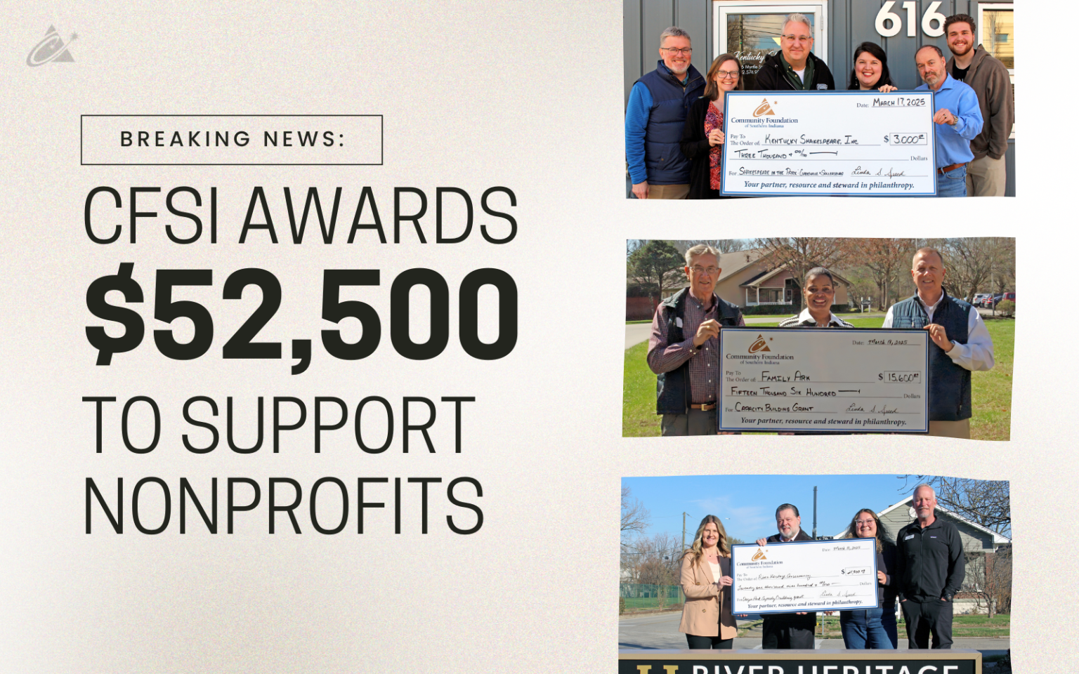 CFSI Awards $52,500 in Grants to Support Local Nonprofits