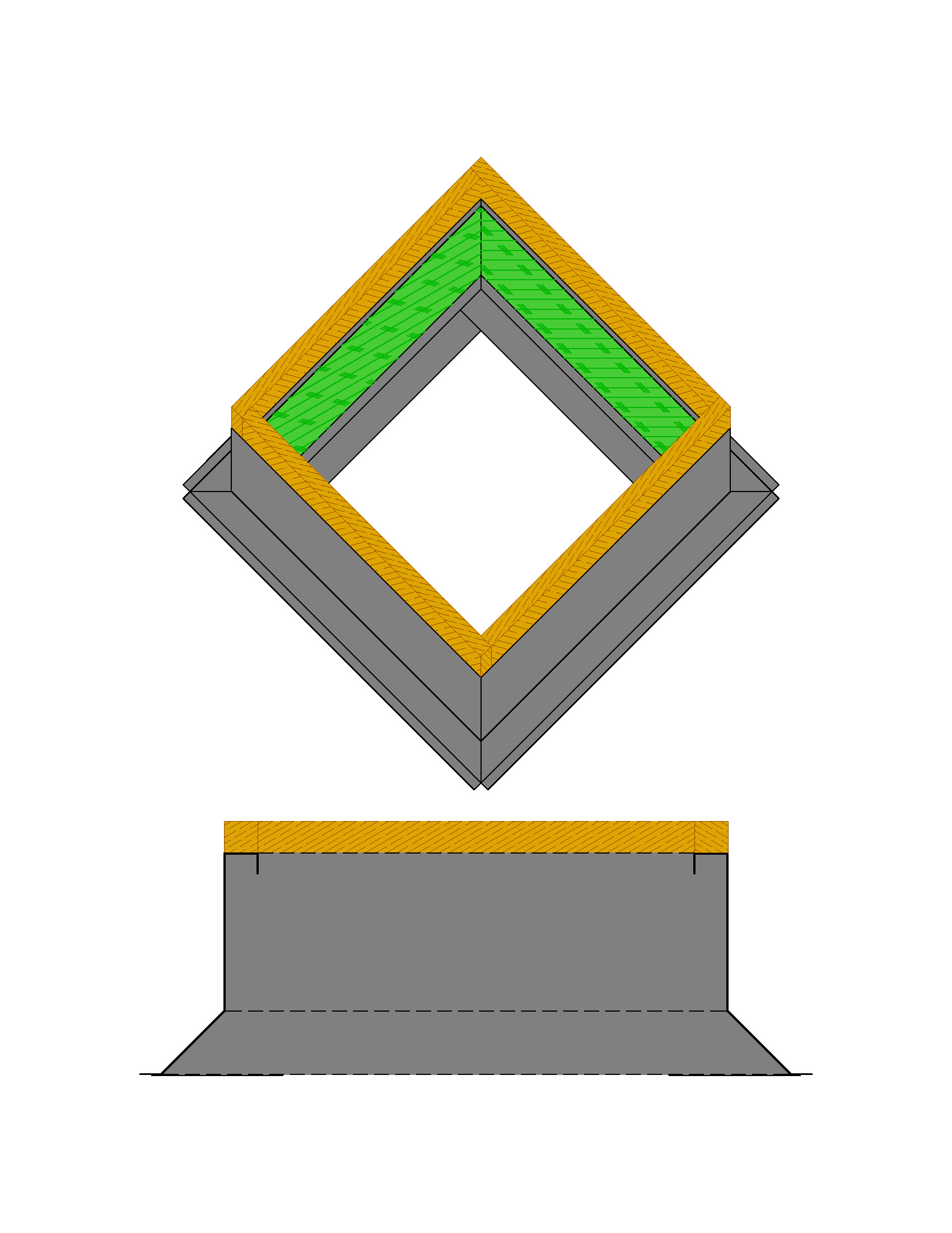 Canted Roof Curb - Complete Curbs