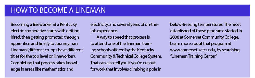 A day in the life of a lineworker - Kentucky Living