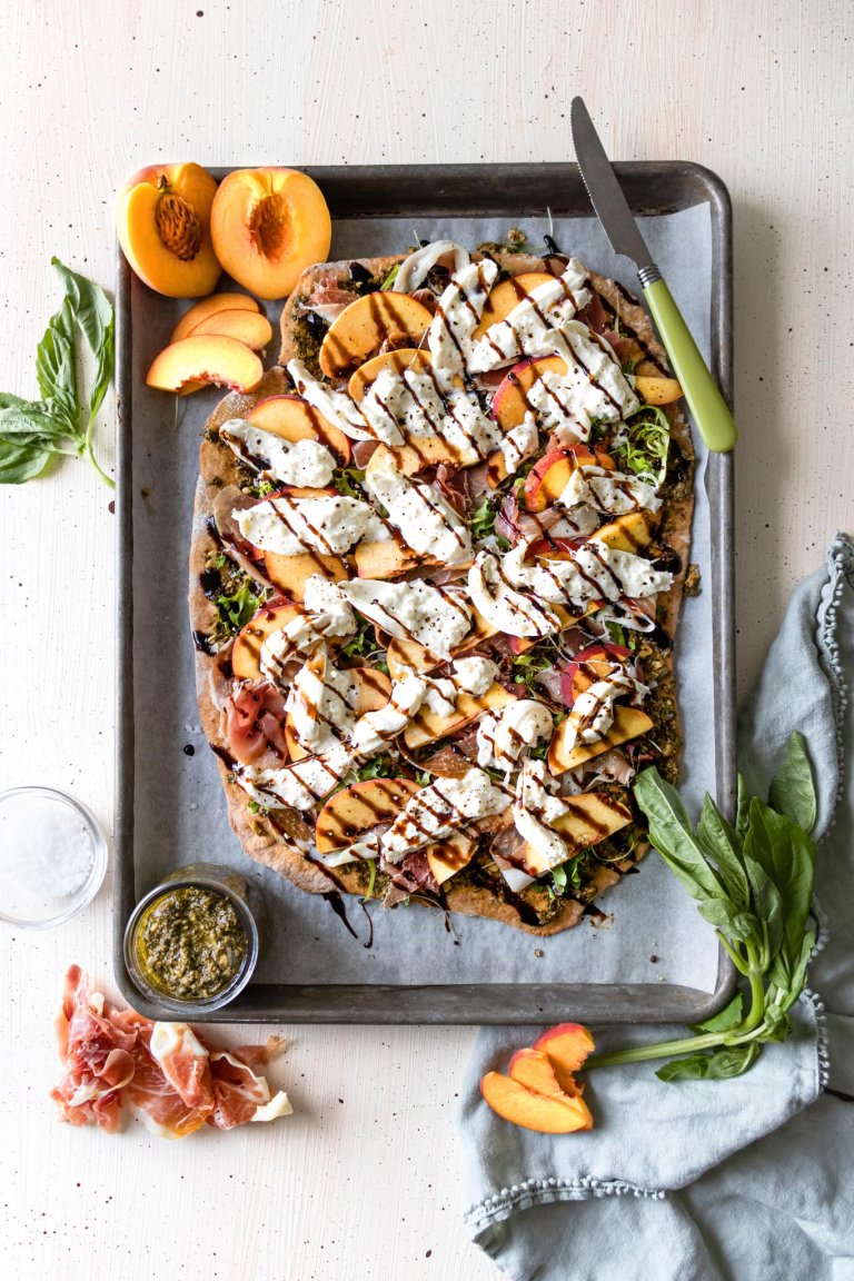 Peach and Prosciutto Flatbread - Kentucky Living