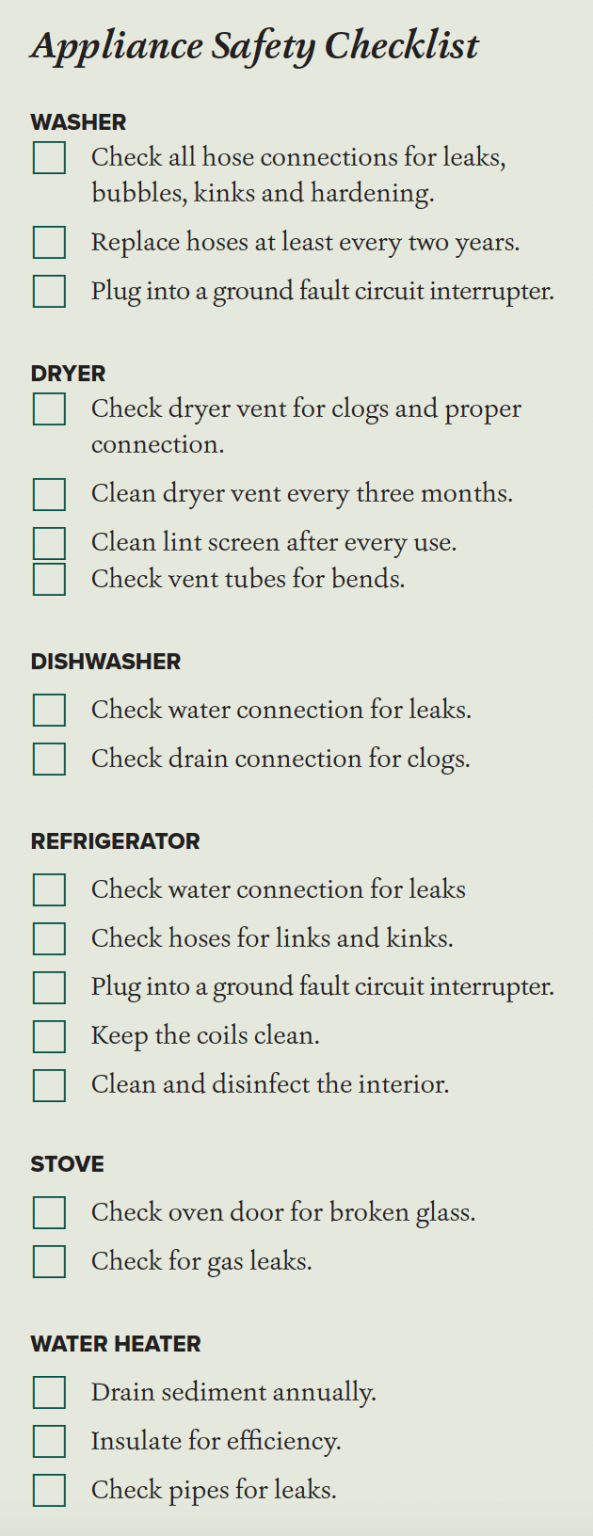 Avoid risks from often used appliances - Kentucky Living