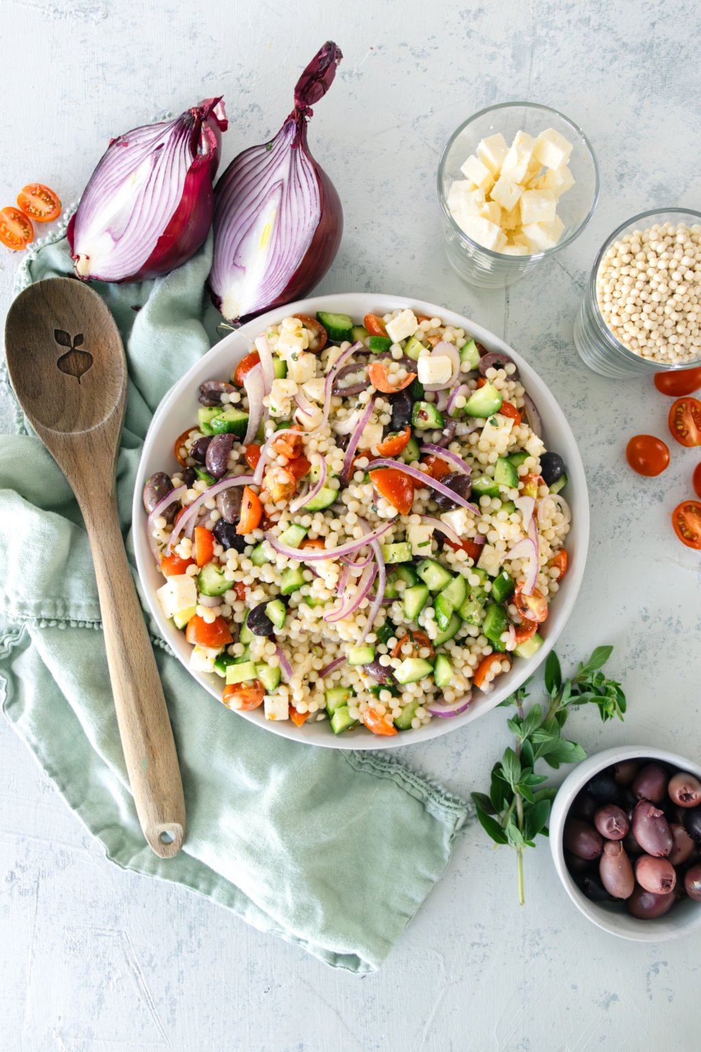 Greek Couscous Pasta Salad - Kentucky Living
